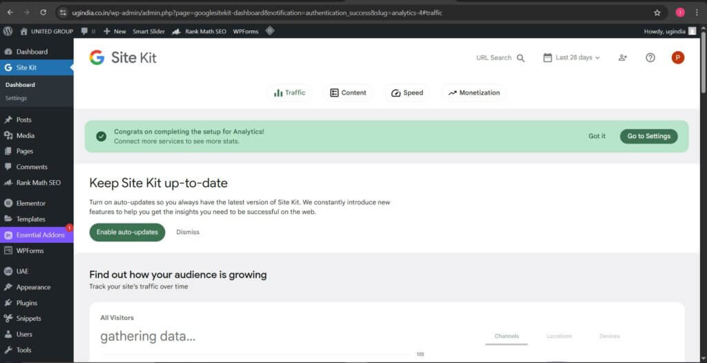 How to set up Site Kit by Google in WordPress - infrakode
