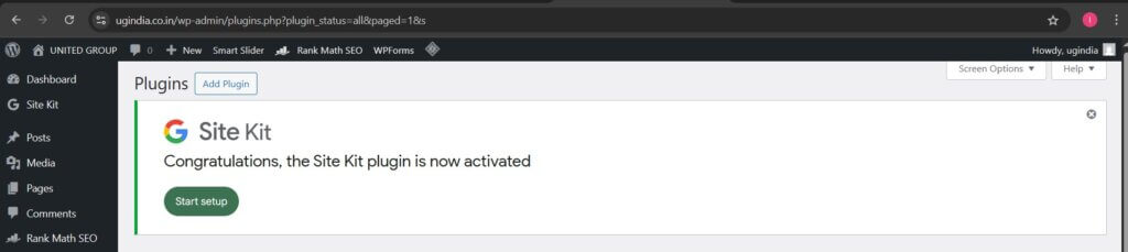 How to set up Site Kit by Google in WordPress - infrakode